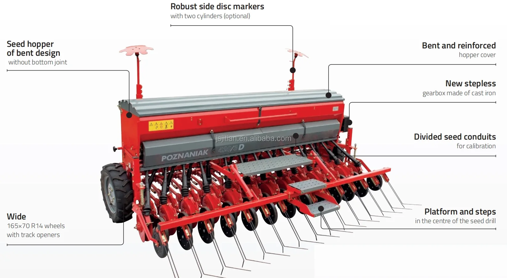 25 Rows Mechanical Seed Drill - High Productivity & Durability