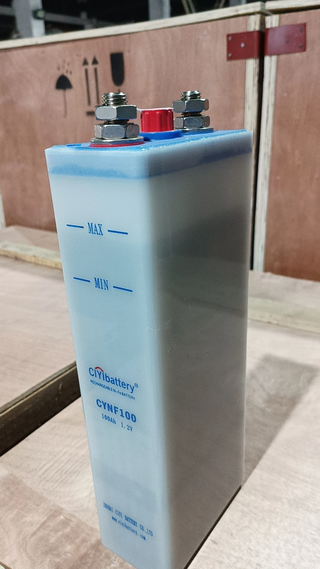 Edison Nickel Iron Battery - 100ah for Solar & Storage