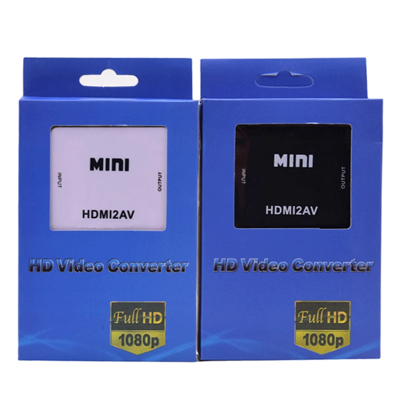 HDMI2AV Converter - 1080P HDMI to Composite AV Adapter