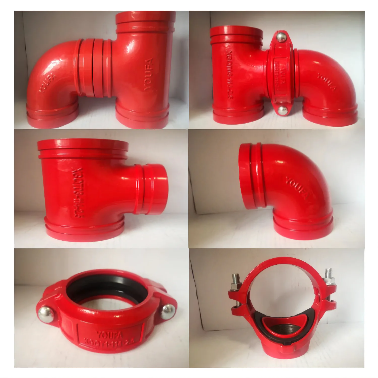 Fire Protection Groove Rigid Coupling 1 Inch 33.4 Pipe Fitting| Alibaba.com