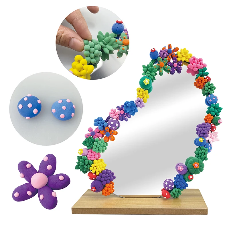 DIY Air Dry Clay Crafts Kit - Eco-Friendly Plasticine to Create Mini ...