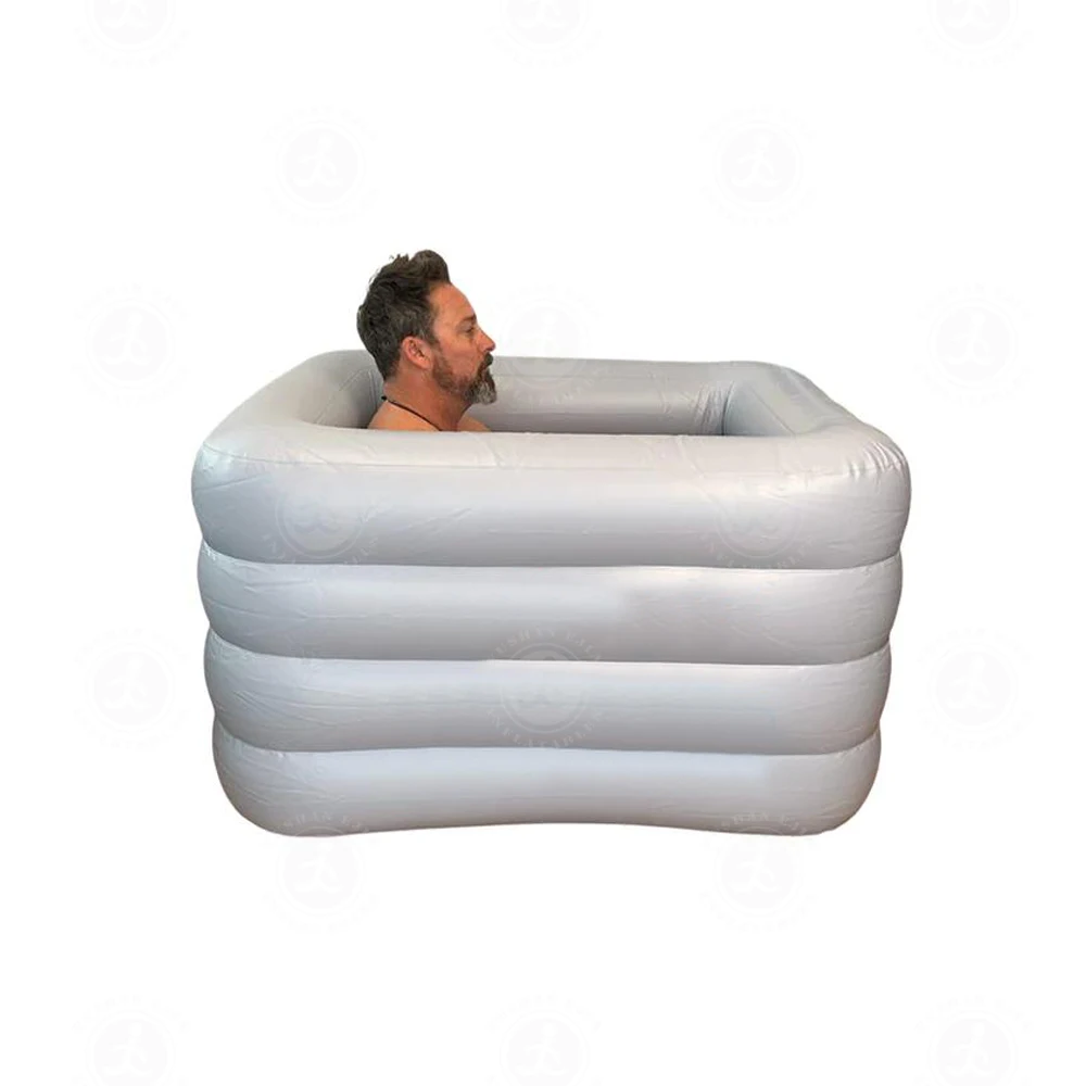 Outdoor Pool Float Inflatable Swimming Pool Pvc Round Shaped Air Pool ...