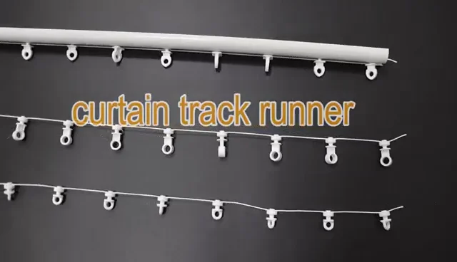 Sliding Plastic Motorized Curtain Motor Rails Slide Curtain S-fold ...