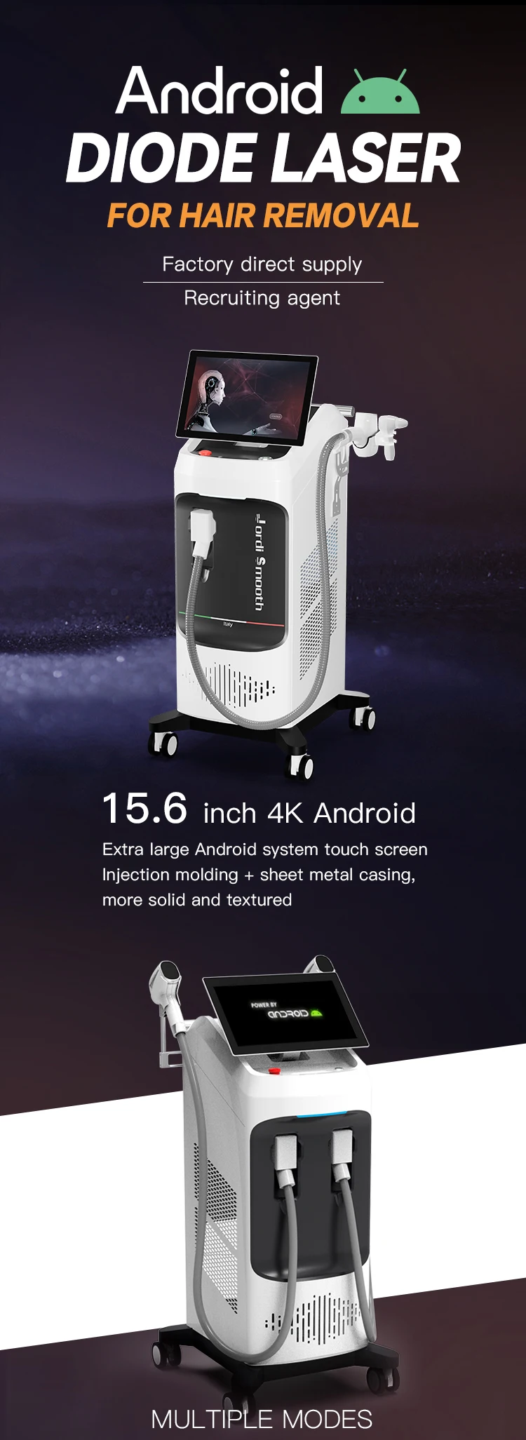 LEFIS Professional Ice Painless Laser Hair Removal Machine - 755nm ...