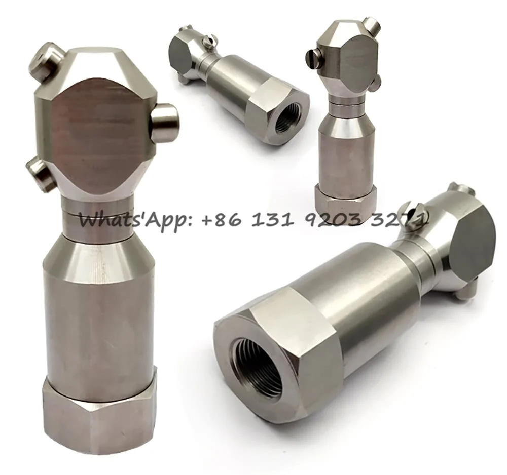 1/2" 3/4" 1" Female Thread Sanitary Cip Tank Cleaning Nozzle 360 Degree ...