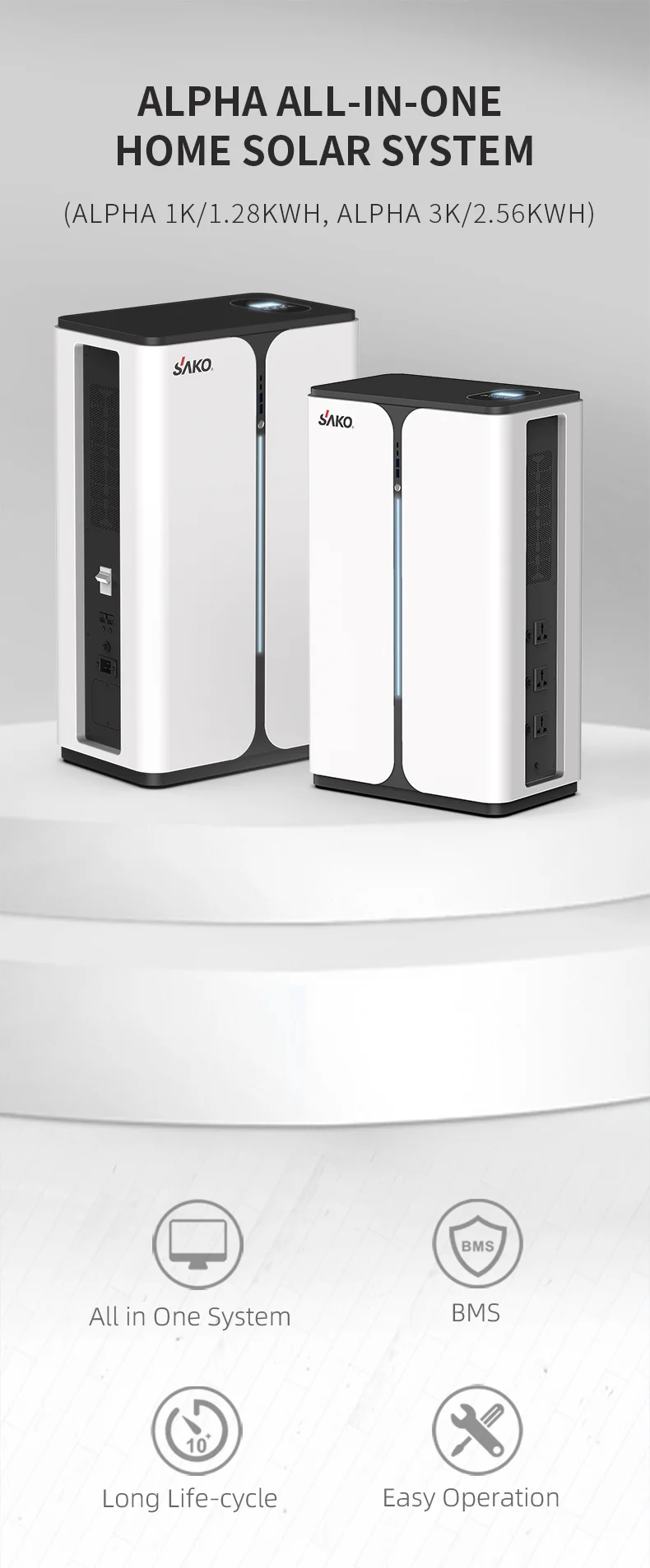 Sako Alpha Ess Home Balcony Battery Energy Storage System