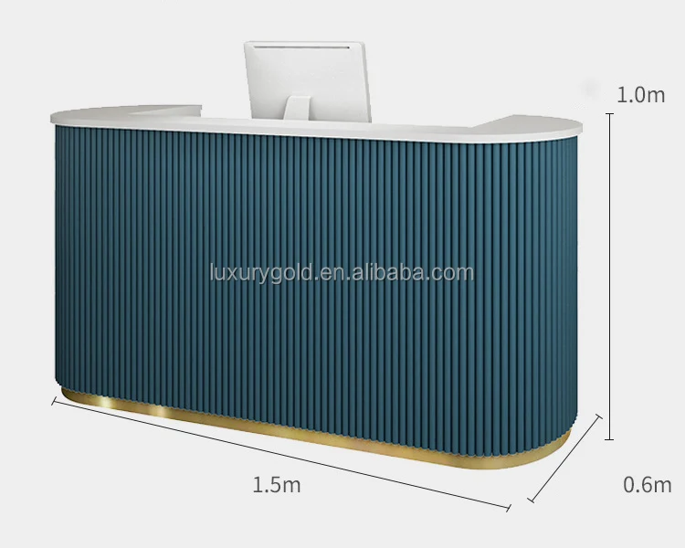 Luxury Clothing Shop Front Desk Cash Table Register Retail Wooden ...