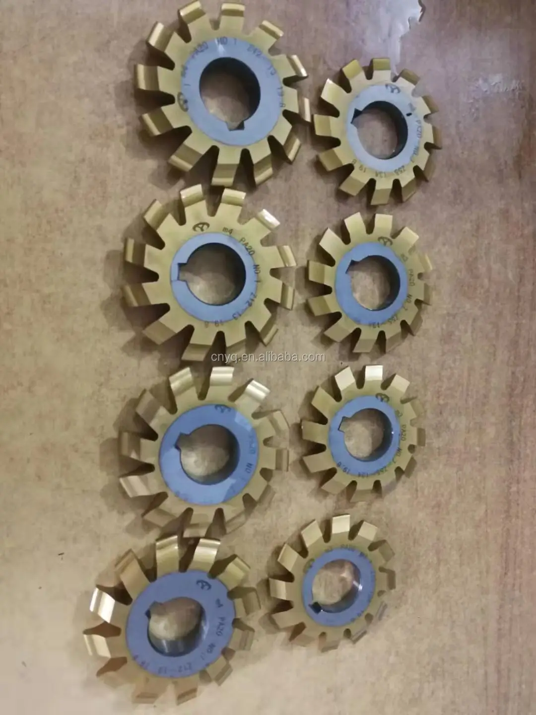 HSS Module Gear Milling Cutter 8PCS Set with PA20 Coating