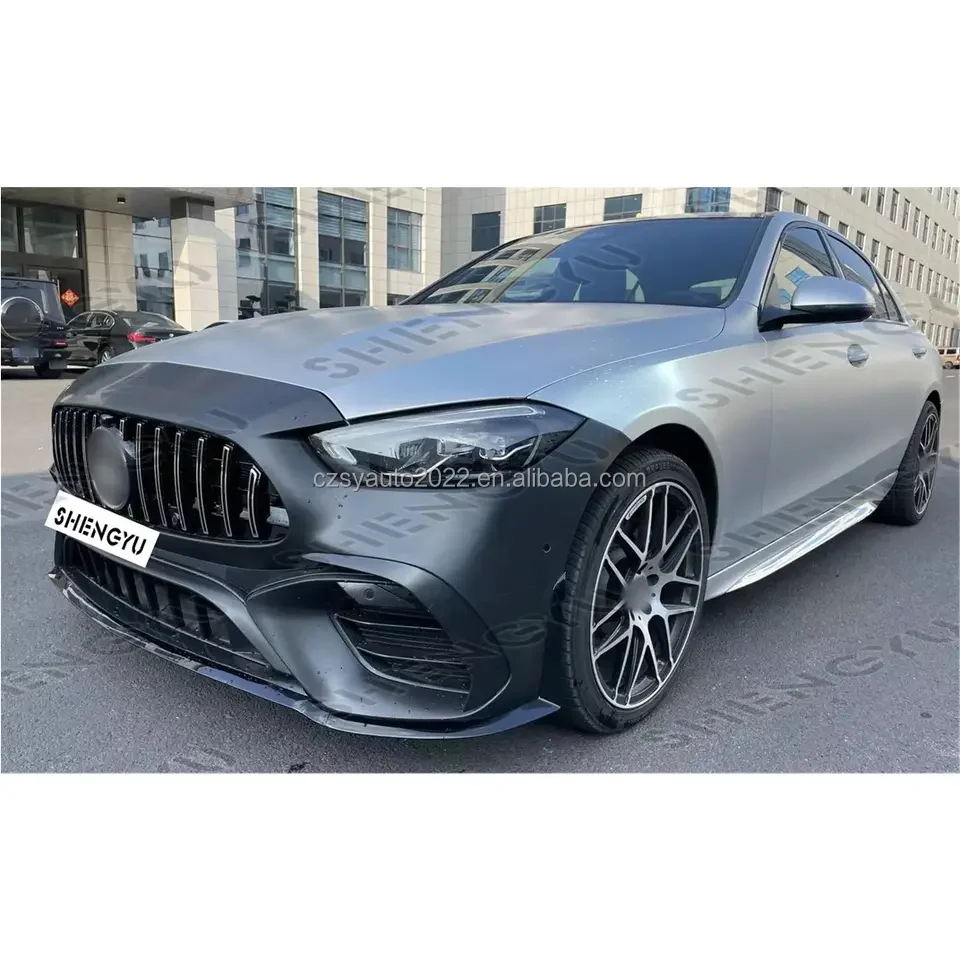 Body Kit Include Grille Exhaust Pipe Frone Car Bumpers For Mercedes ...