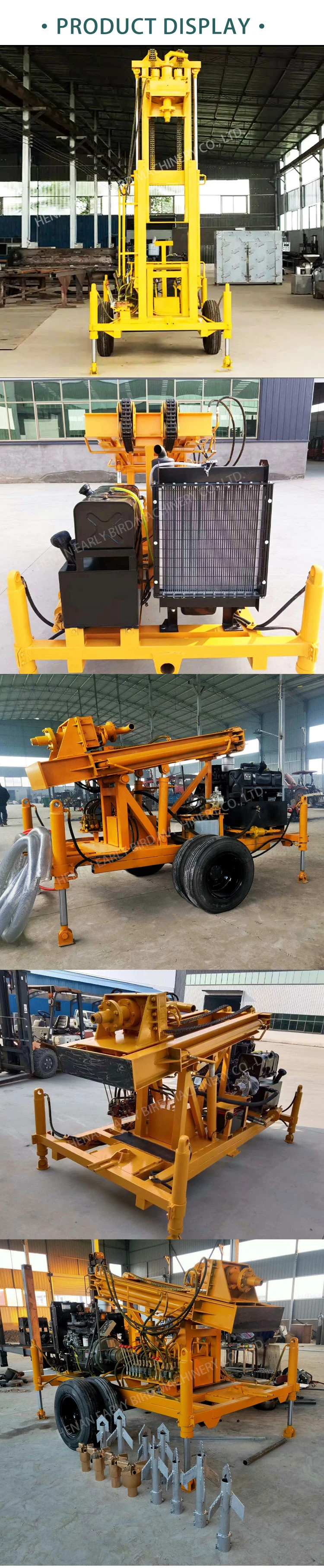 Best Selling Rotary Folding Portable Water Well Drilling Rig Hydraulic ...