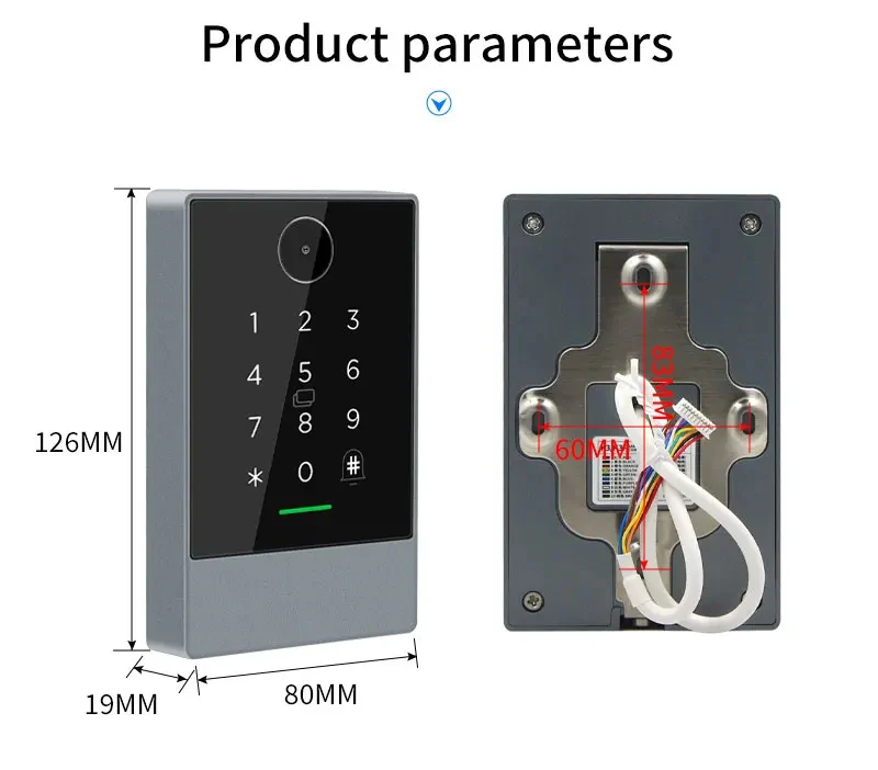 K3 Waterproof Outdoor QR Code Smart Lock Access Control