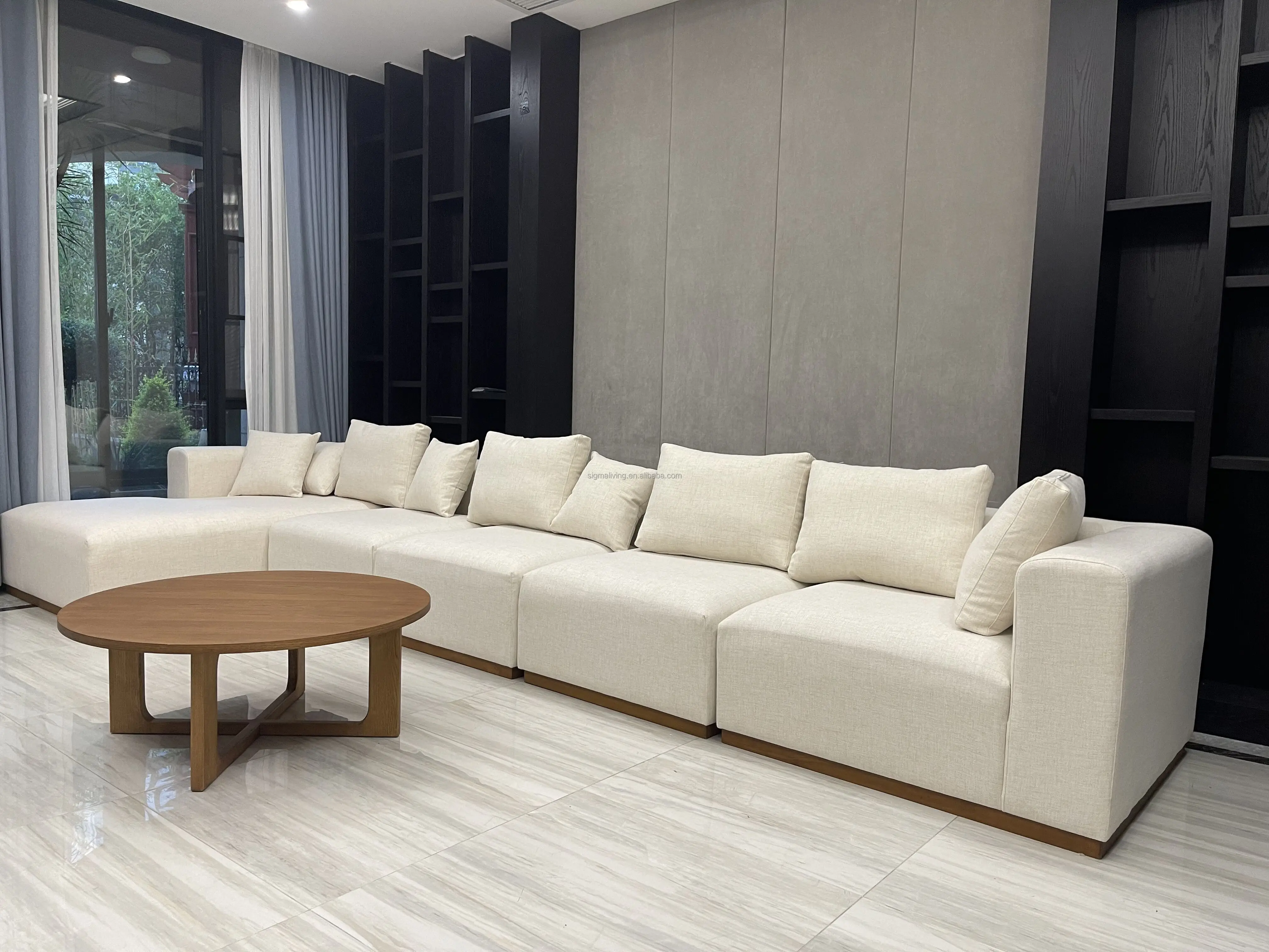 New Style Luxury sectional sofa indoor furniture sofa set modern living room sofas company ...
