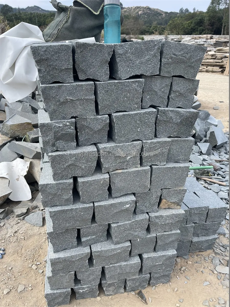 Natural Split Chinese Black Basalt Exterior Stone Cladding - Buy Basalt ...