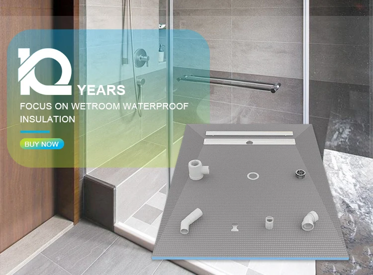 Customized Natural JIT Tile Ready Shower Base 1200 X 900