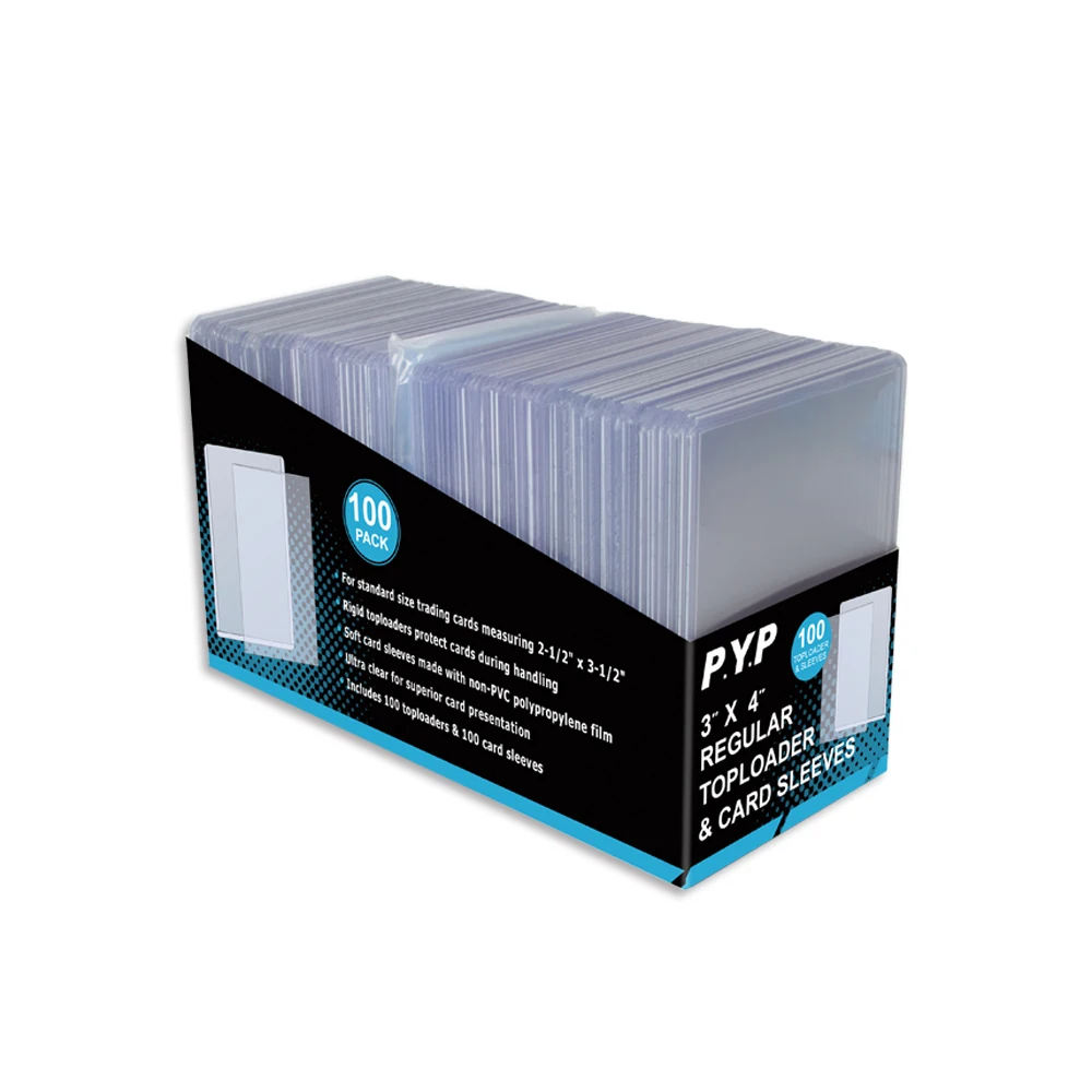 1000 Top Loaders Ultra 3x4" Regular Toploaders & Poly Card Sleeves ...