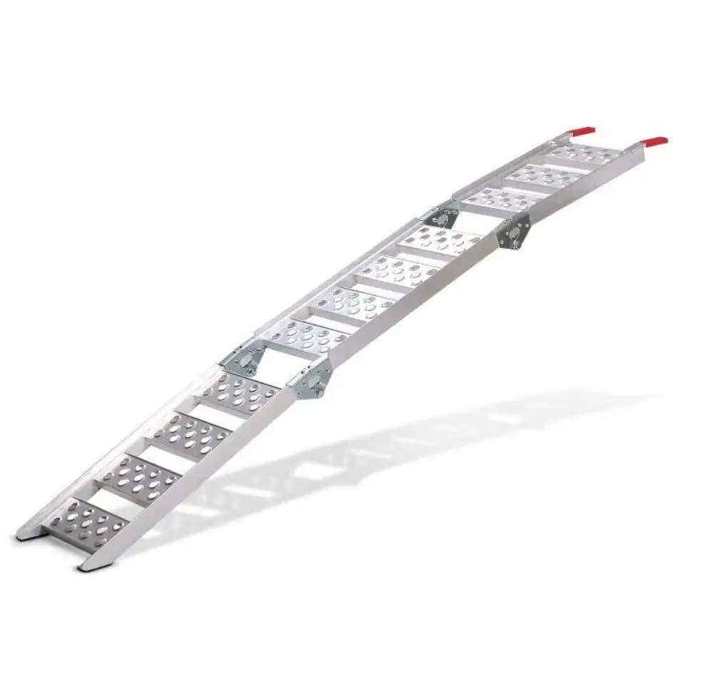 Motorcycle Folding Aluminium Loading Ramp Alu III triple fold up to 270 ...
