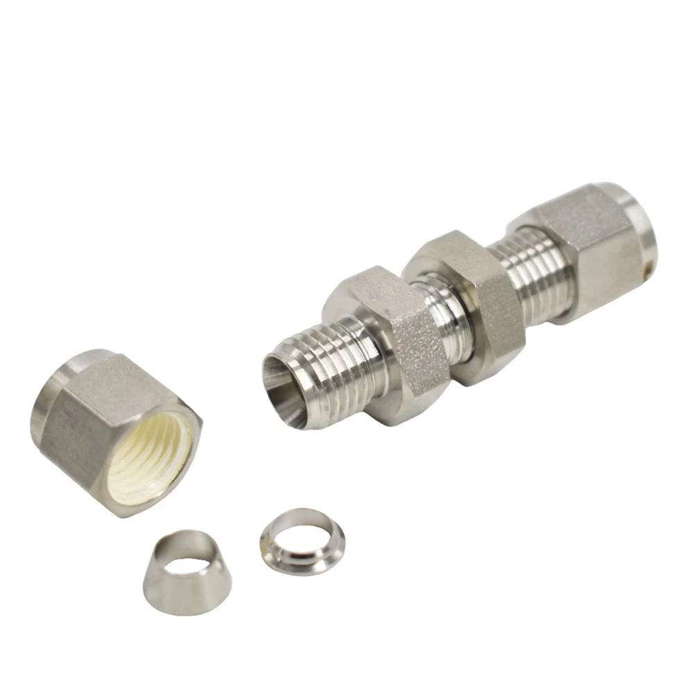 Hot-selling Bulkhead Swagelok Male Connector Instrument Fittings Tubing ...