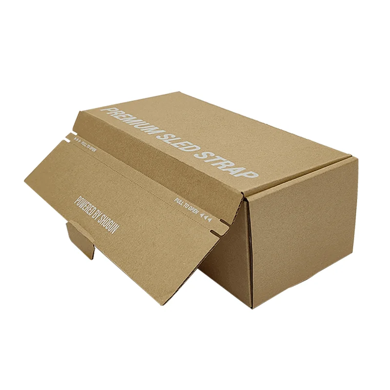 FSC Certificate Easy Tear Strip Opening Seal Brown Kraft Corrugated ...
