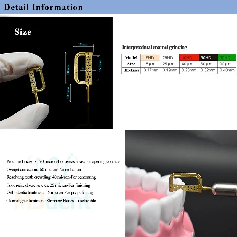 Dental Equipment Orthodontic IPR System Reciprocating Interproximal ...