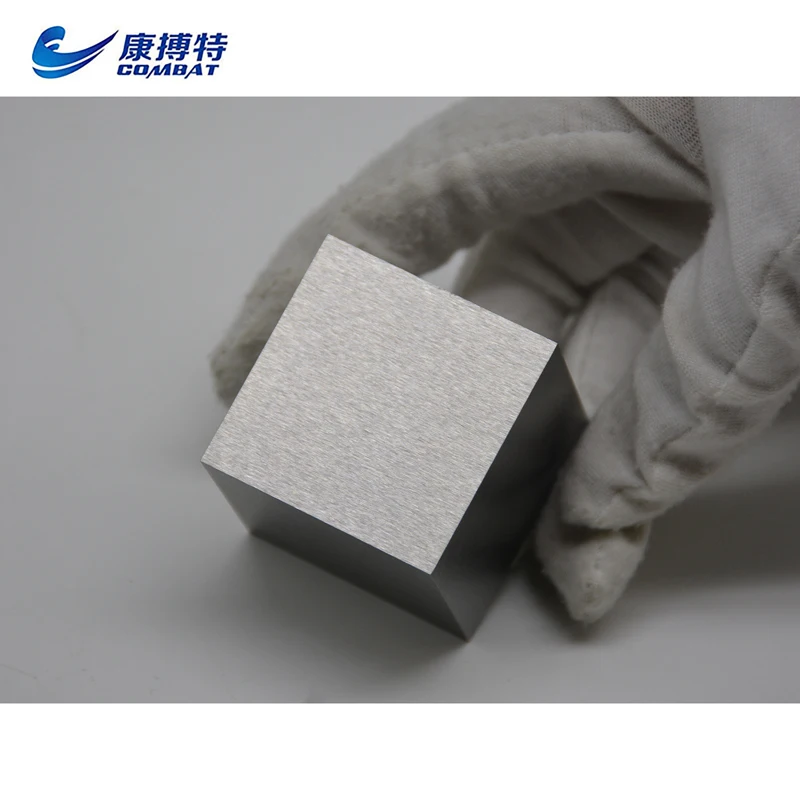 1kg Tungsten Cube - Pure Tungsten/95wnife Laser Inscription
