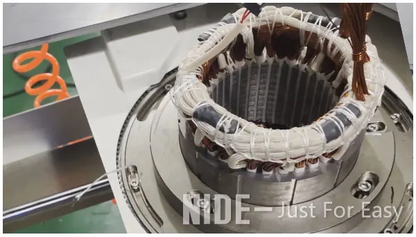 Automatic Electric Motor Stator Lacing Machine for Miniature Induction ...