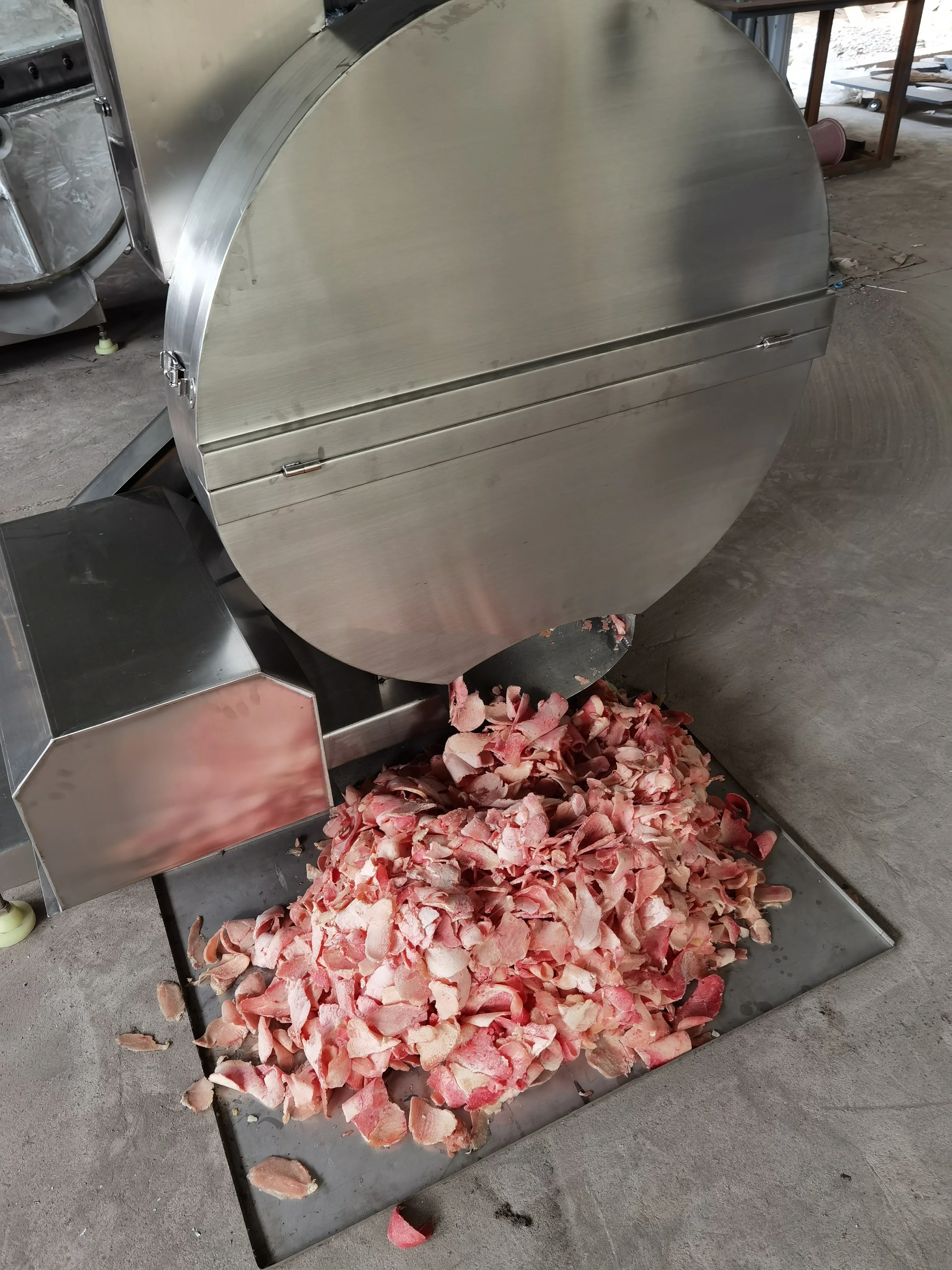 Frozen Meat Block Planer Flaker - Buy Frozen Meat Block Flaking Machine ...