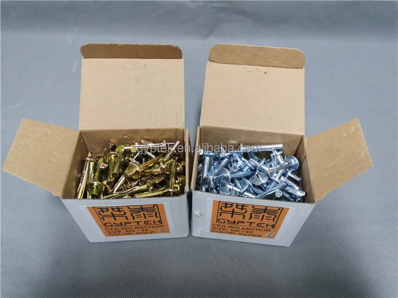 Zinc Plate Ceiling Anchor 6m X 40 - Buy Ceiling Anchor,Yellow Ceiling ...