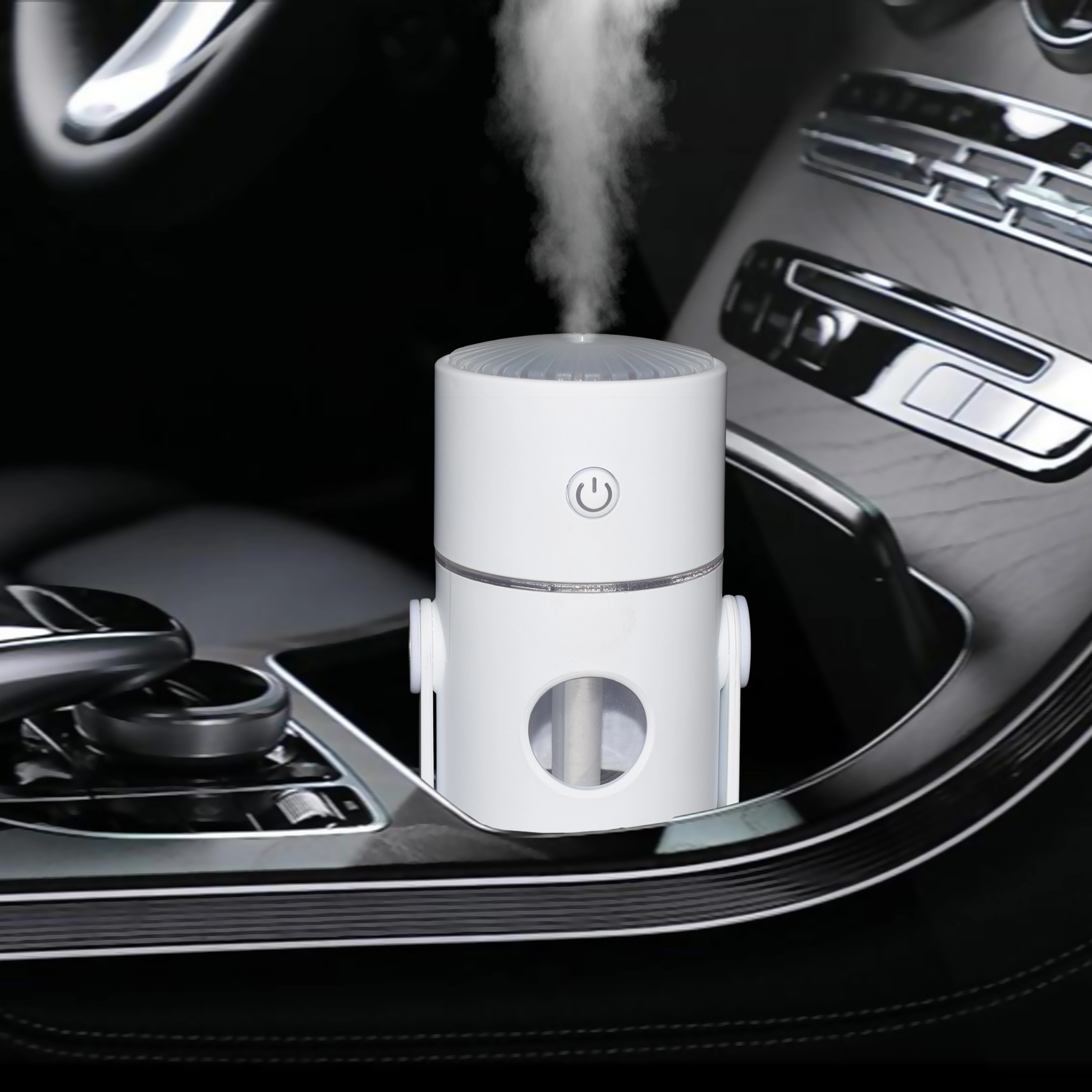 White Minimalist Car Diffuser,Air Purification And Relaxation,Aroma ...