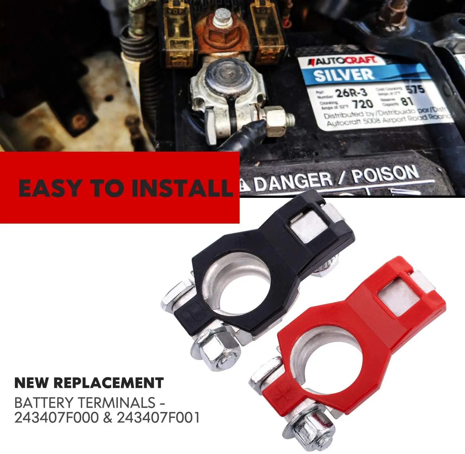 Positive and Negative Terminal Connectors - Reliable Battery Solutions