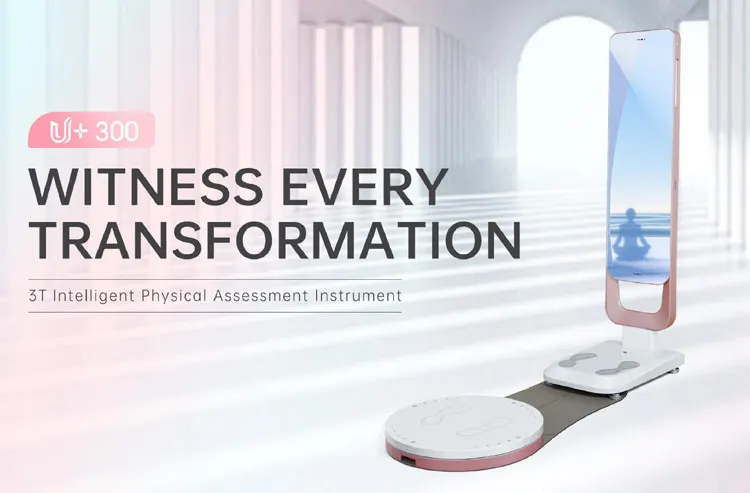 U+300 3D Smart Body Analyzer Scale Smart Mass Scanner For Exercise ...