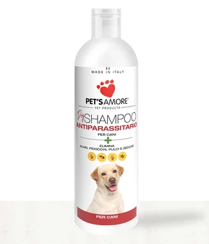 Pet's Amore Shampoo Eliminates Fleas Ticks Lice Mites Organic Dog ...