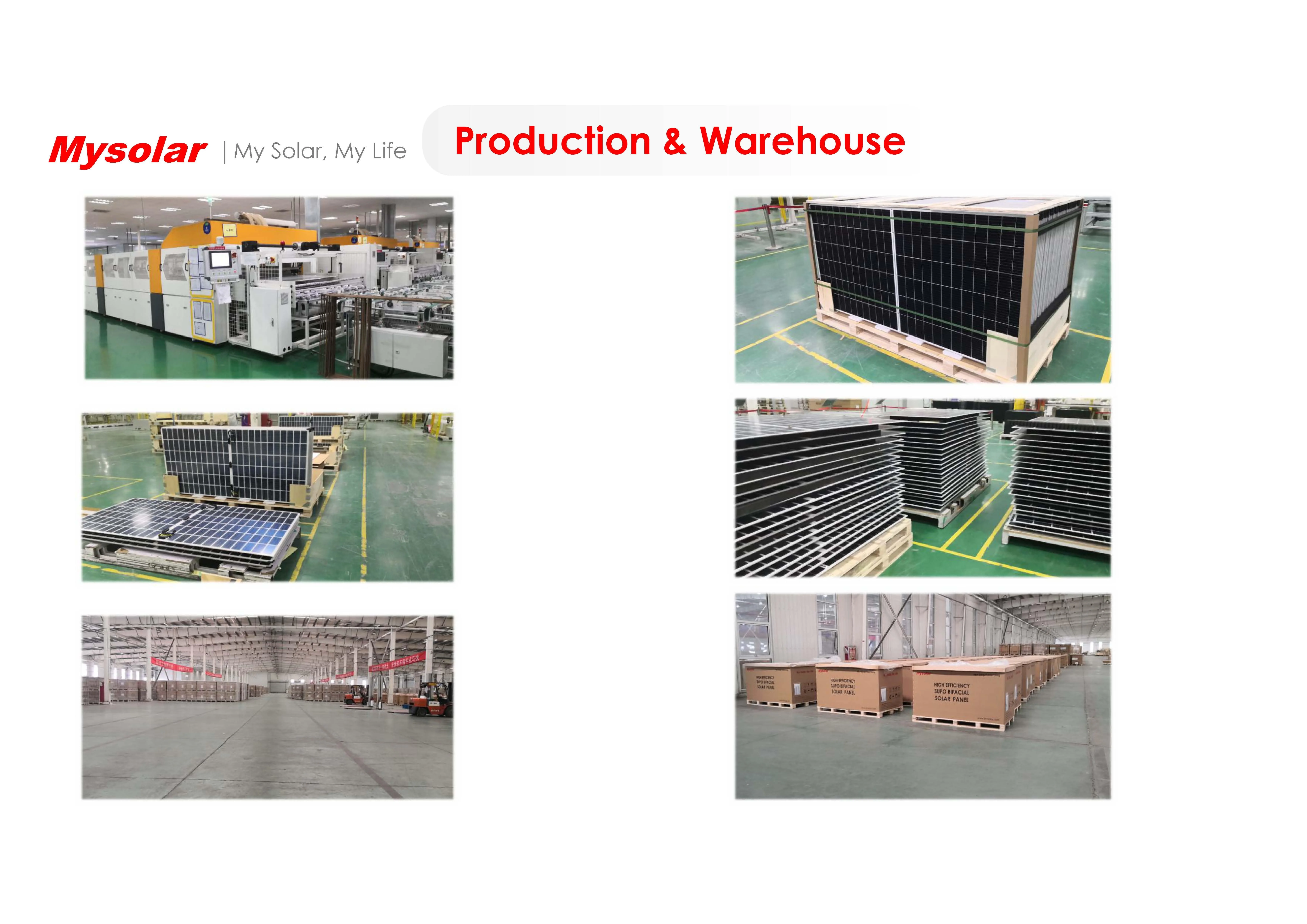 Mamibot Mysolar 700w Gold Bifacial Hjt Half- Cell Solar Panels With ...