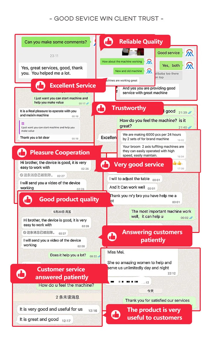 High Production 5 Axis Broom Sewing Machine - Meixin