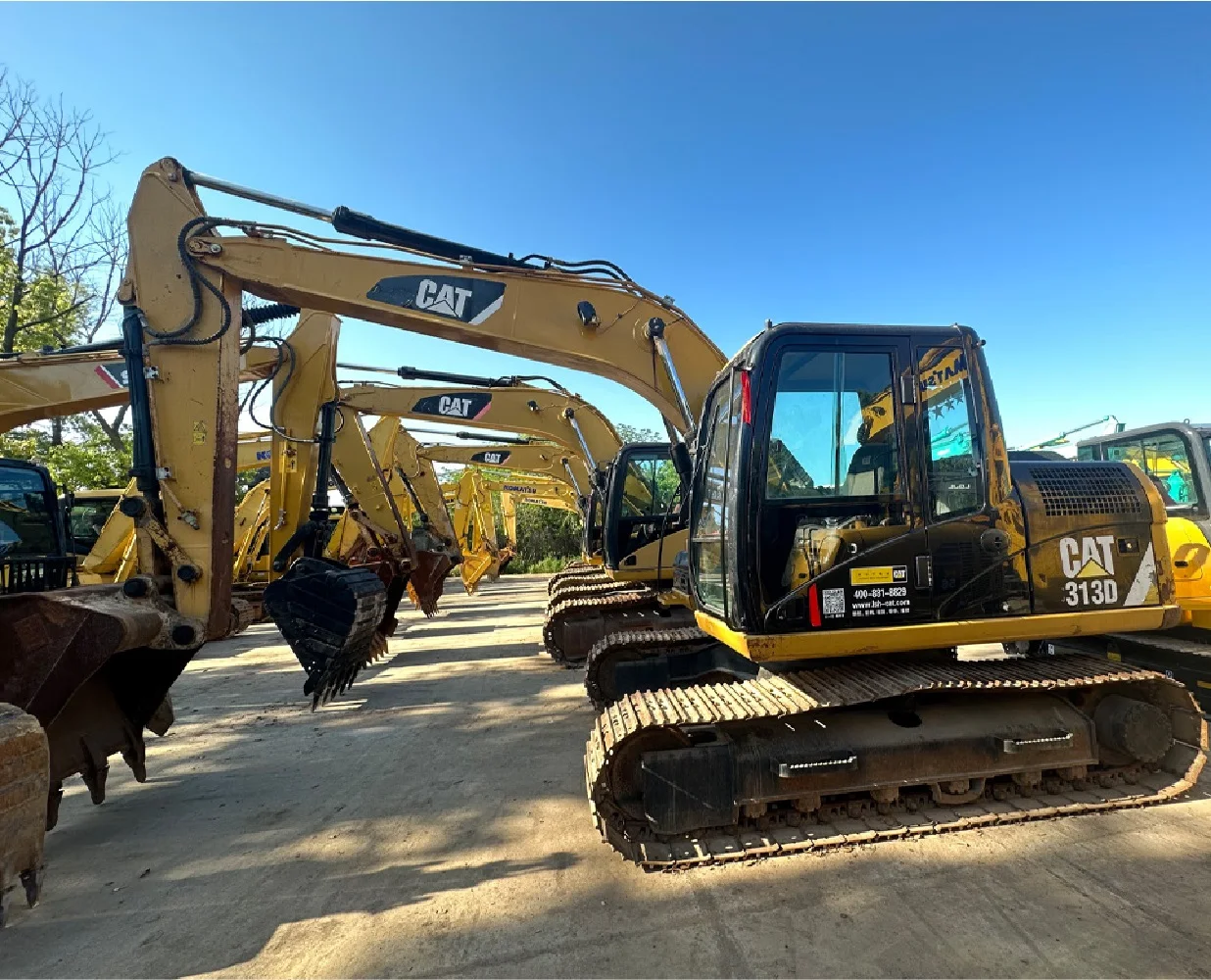 Japan 13 Tons Used Crawler CAT 313D - Heavy Excavator