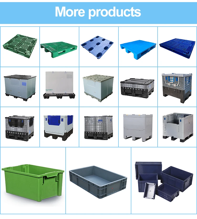 Foldable Plastic Gaylord Container - Durable & Space-saving