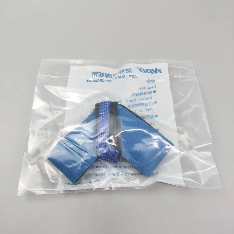 Blue Adjustable Conductive Anti-static Foot Strap Esd Heel Grounder ...