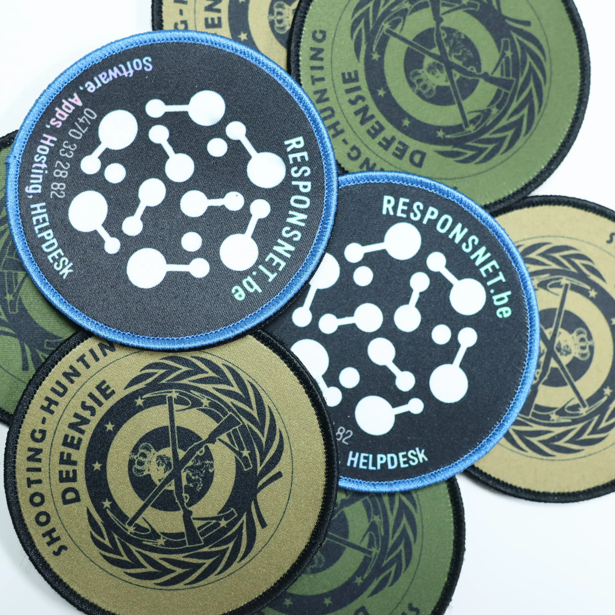 Custom High-definition Printing Embroidered Heat Transfer Patches ...