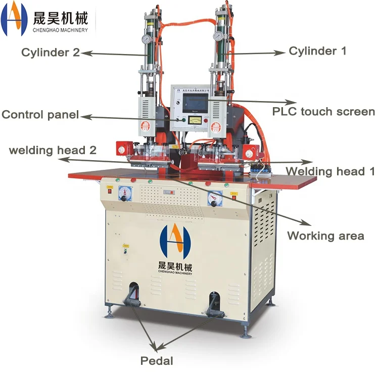 Mesin Hf Single Head Las Dan Embossing Logo Katun Kulit - Buy High ...