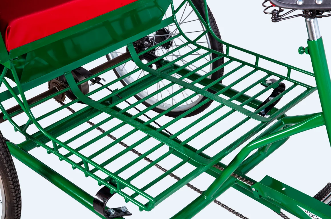 NEW MODEL TWO SEAT PEDICAB SINGLE SPEED TC98 RICKSHAW