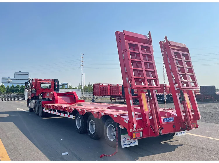 Heavy Duty Drop Deck Lowboy Trailer Over 100-150 Tons 4/6/8/10 Axles ...