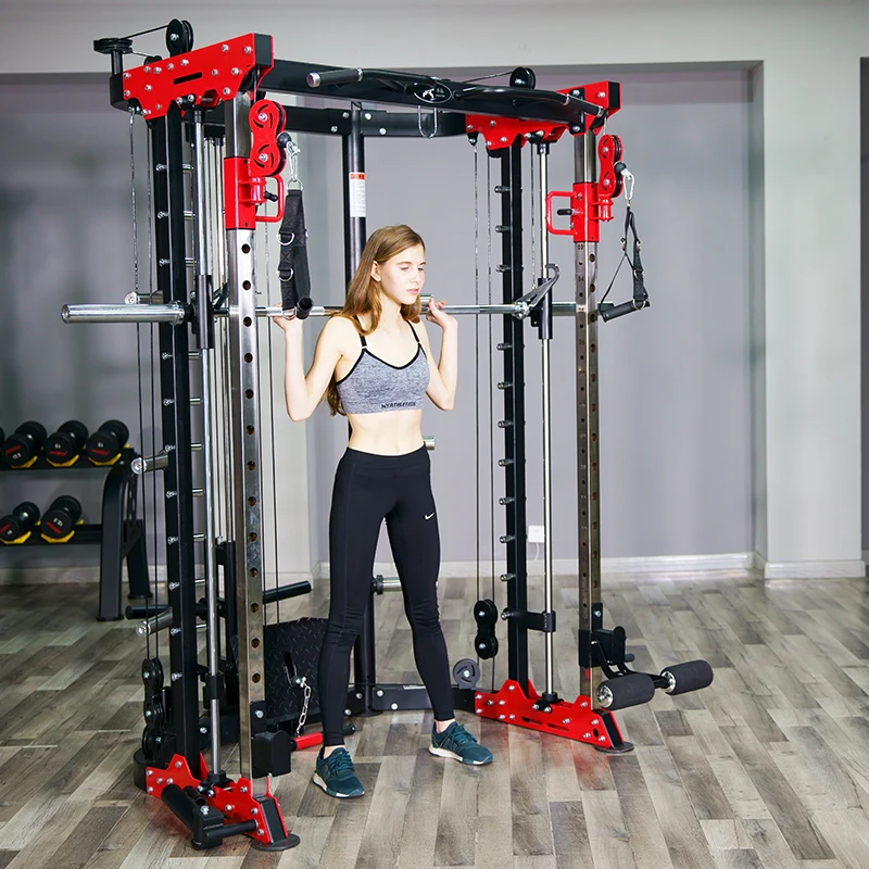 FENGXING Multi Smith Machine Power Rack - Versatile Training