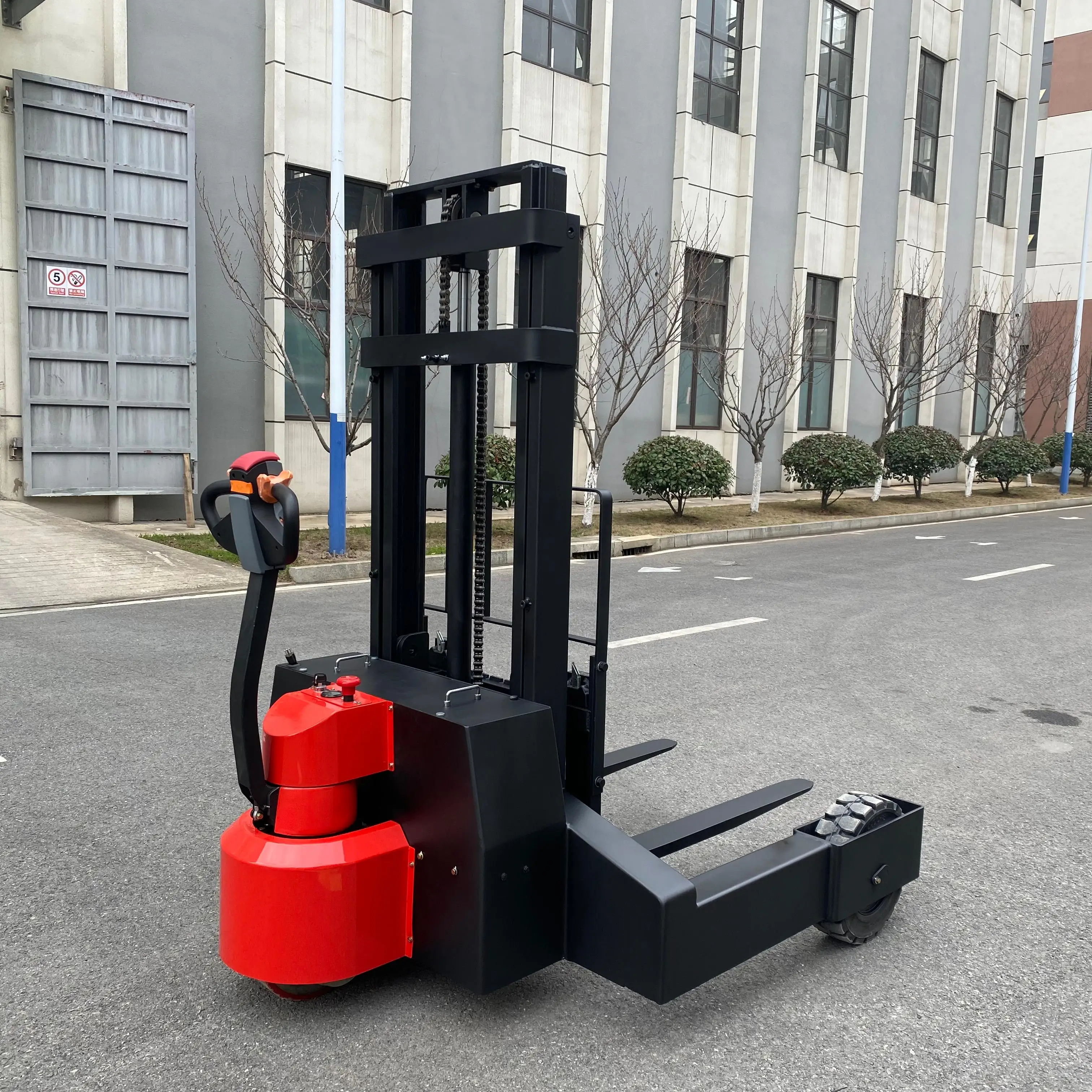 FLIFT 1.5 Ton Pallet Stacker Electric off Road Stacker Walkie Type ...