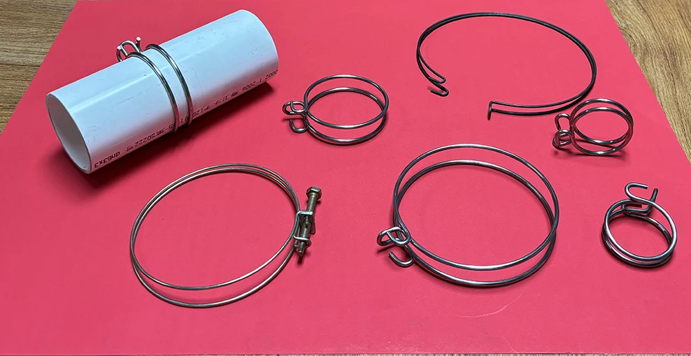 4 Axis Cnc Hose Wire Clamp Making Machine Grape Land Hose Spring Clips ...