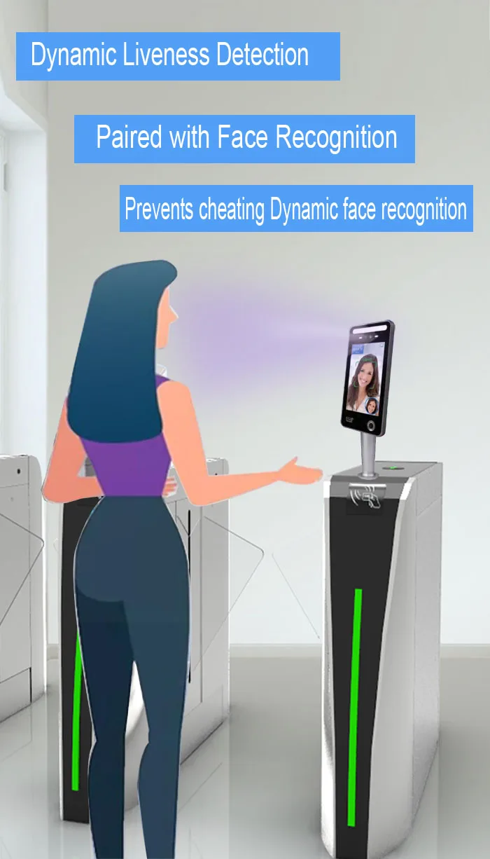 QR Code Access Control System Pedestrian Turnstile Barrier Gate 304 ...
