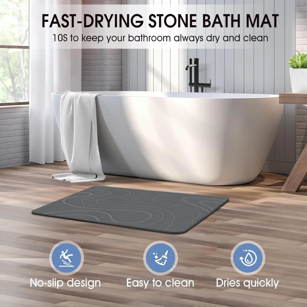 CF Customized Design Bathroom Quick Drying Diatomaceous Earth Diatom ...