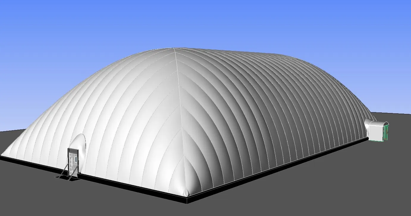 Outdoor Waterproof Large Air Supported Structure Sports Dome Inflatable ...