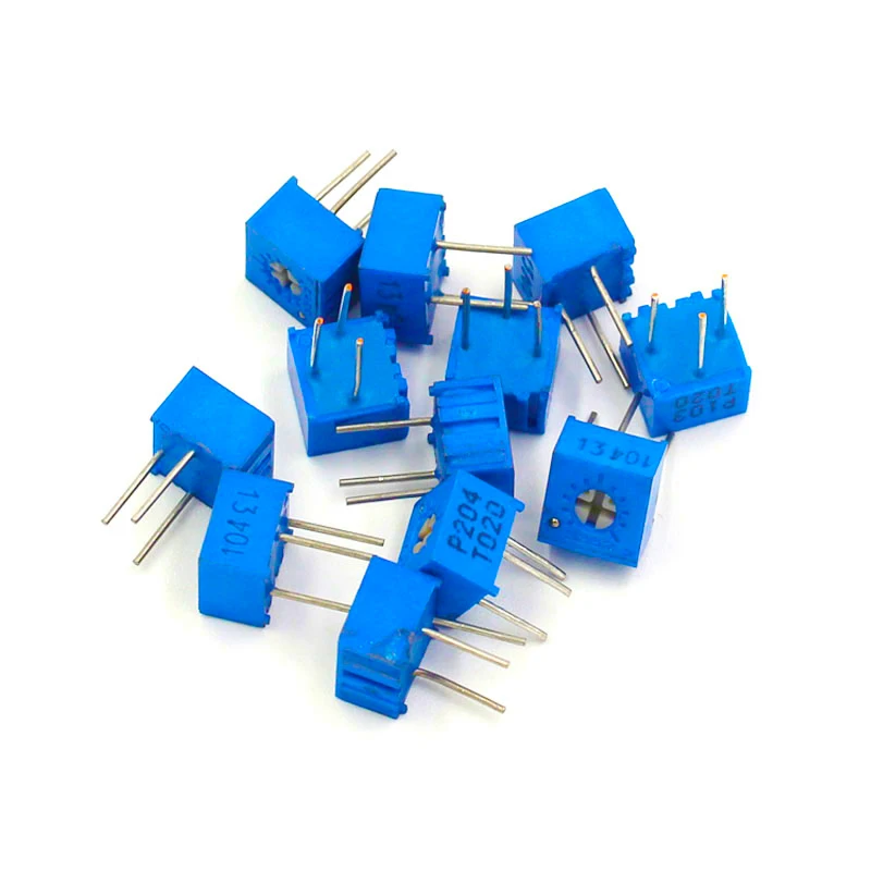 Sourcing Map 3362 Trim Potentiometer Top Adjustable Variable Resistance ...