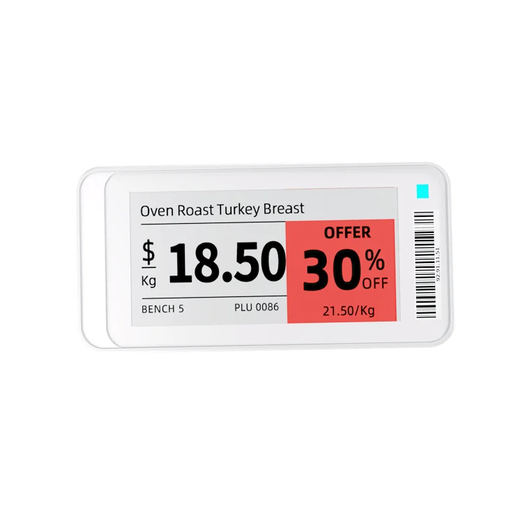 2.13 Inch Digital Smart Price Tag - ESL E-Paper Display