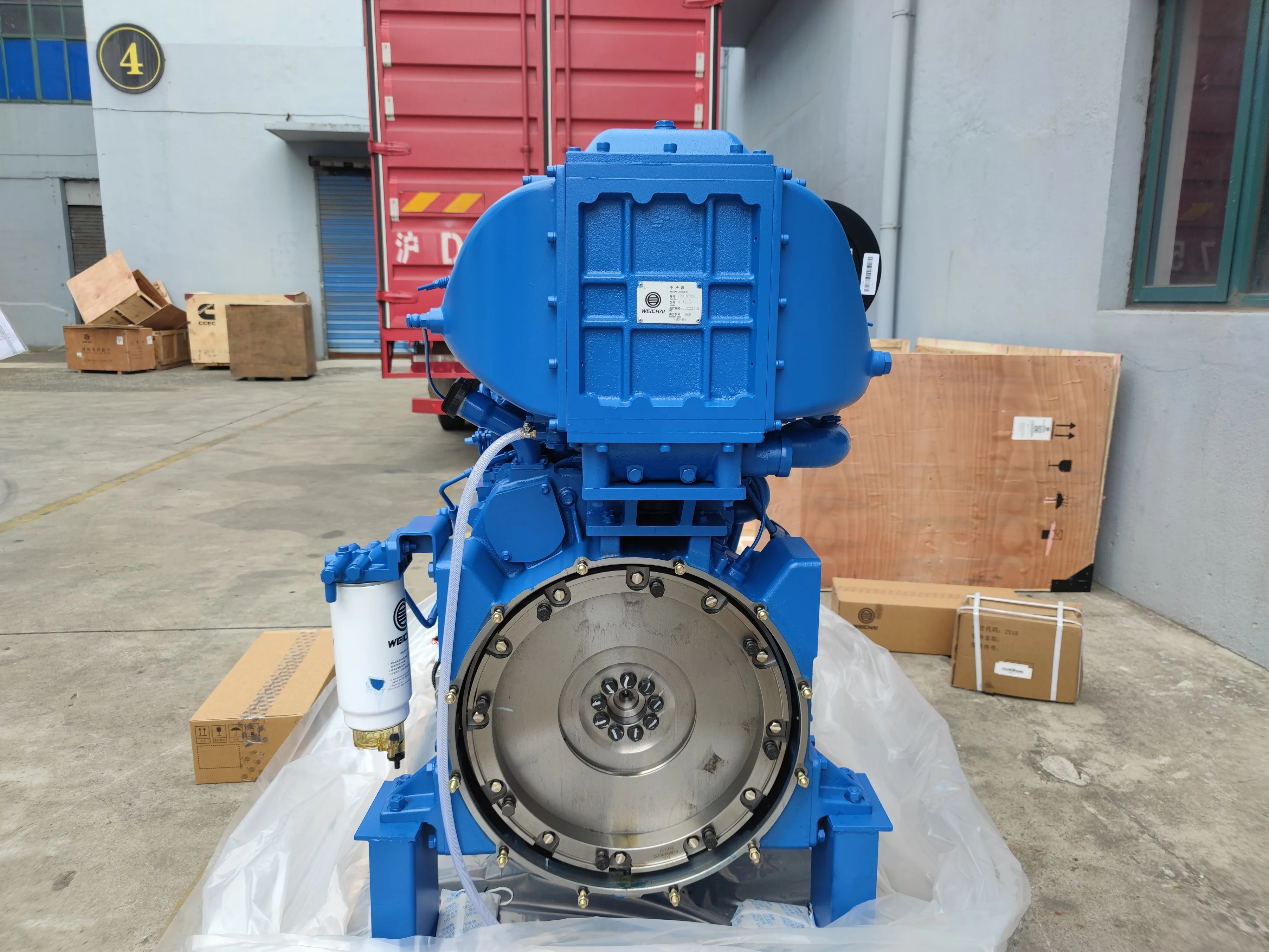 Weichai Wd10c240-15 Water Cooled 240hp 1500rpm Heavy Duty Boat Engine ...