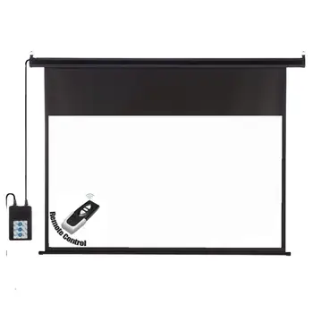 Auto Motorized Electric Projection 400 Inch Projector Screen With ...